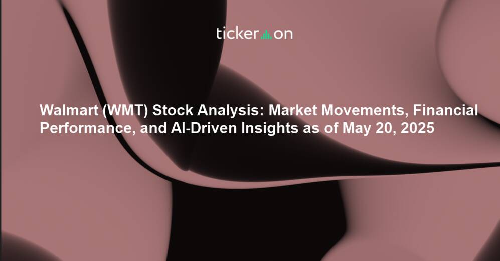 Analysis of Walmart (WMT) Stock as of May 20, 2025: Market Trends ...