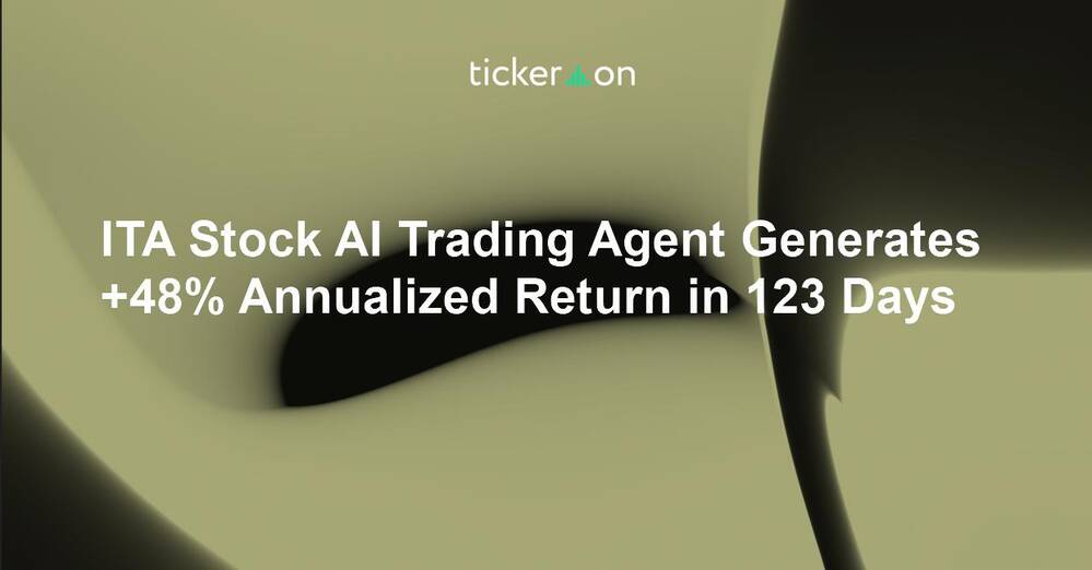 ITA Stock AI Trading Agent Generates +48% Annualized Return in 123 Days